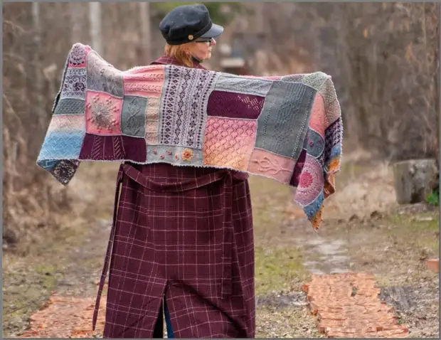 Вязаный пэчворк. Подборка шикарных работ - Сам себе мастер ...